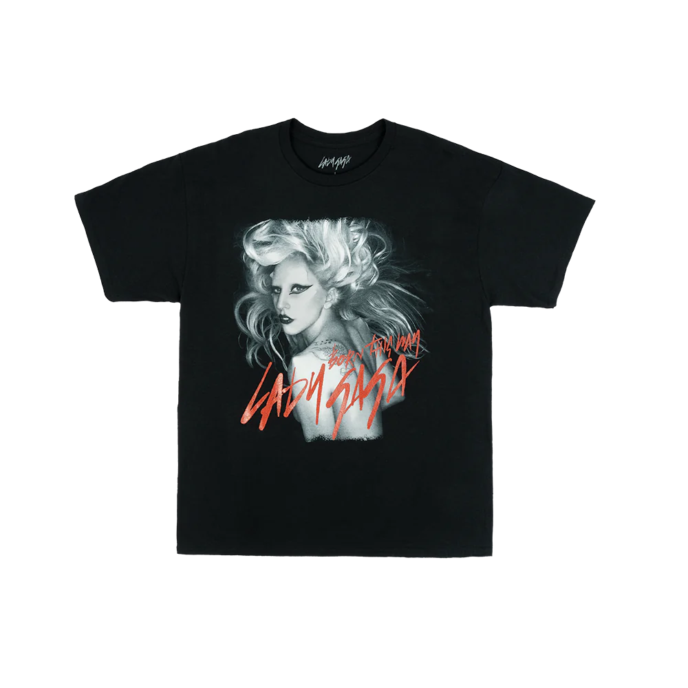 Born This Way Script T-Shirt - Lady Gaga